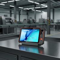 China New Multi-functional Industrial Tablet PC 10.1 Inch MTK Octa Core Chip Android 13 Fingerprint 2D Scan Data Collection IP67 GSM for sale