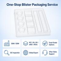 China Customized PET Blister Tray  Eco Friendly Clear Plastic Inner Liner Custom Packaging Insert for Electronics  Hardware for sale