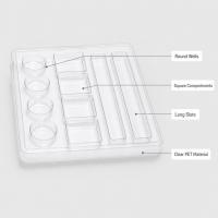 China Customized PET Blister Tray  Eco Friendly Clear Plastic Inner Liner Custom Packaging Insert for Electronics  Hardware for sale