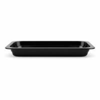 China Vacuum Skin Pack Disposable Black Plastic Tray  Food Packaging Commercial Direct Supply Pet Container for Food for sale