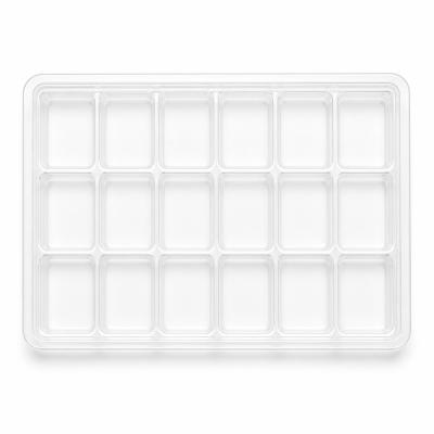 China Transparent Blister Packaging Box for Chocolate Cake Pastry With Plastic Inner Tray Food Container Custom Pet Container for Food for sale
