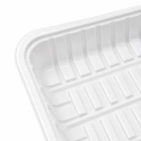 China Disposable PET Fresh Food Tray Thickened Thermoformed Blister Box for Fruit Meat Vegetable Supermarket Pet Container for Food for sale
