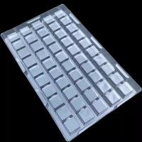 China Transparent Antistatic PVC Blister Tray Turnover Disposable Packaging Box for Makeup and Consumer Electronics for sale