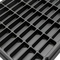 China Anti Static PET Blister Tray for IC Chip Semiconductor Packaging Custom Thermoformed ESD Tray for sale