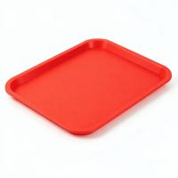 China Thickened Plastic Catering Tray Rectangular Fast Food Shop Canteen Hotel Serving Tray Multi Color Commercial Tray for sale
