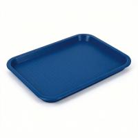 China Multi Color Available Commercial Fast Food Plastic Tray Anti Slip Surface Restaurant Canteen Food Serving Tray for sale