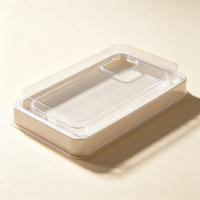 China Foldable Clear PET/PP Blister Pack Box Phone Case Hang Tab Clamshell Packaging with Custom Logo Custom Size Gift Box for sale