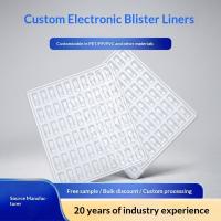 China PET Thermoforming Blister Tray Custom Size for Electronic Components Packaging Wholesale Supplier Bulk Order Direct for sale