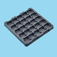 China PET Transparent Anti-Static Rectangle Blister Tray Custom Conductive Plastic Vacuum Forming PCB Packaging Tray for sale