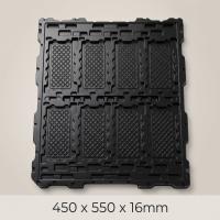China Custom Molded PET Turnover Tray For Sensor Components Packaging ESD Anti Static Blister Tray for sale