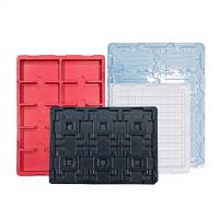 China Custom Molded PET Turnover Tray For Sensor Components Packaging ESD Anti Static Blister Tray for sale