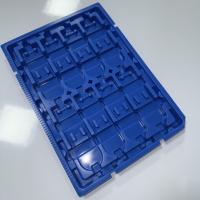 China 1.5mm Thickness Anti-static ABS Storage Tray Blue ESD Safe for Electronics PCB Assembly Custom Made Environmental Protection for sale