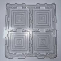 China 0.6mm Coated Clear PET Blister Tray Source Factory Custom Insert Tray for Precision Consumer Electronic Components Packaging ODM for sale