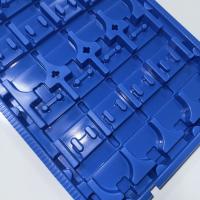 China 1.5mm Thickness Anti-static ABS Storage Tray Blue ESD Safe for Electronics PCB Assembly Custom Made Environmental Protection for sale