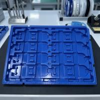 China 1.5mm Thickness Anti-static ABS Storage Tray Blue ESD Safe for Electronics PCB Assembly Custom Made Environmental Protection for sale