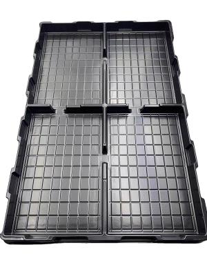 China Custom Thermoformed Blister Insert Tray PET ABS PP PC Anti-Static Electronic Precision Parts Storage Customizable Embossed for sale