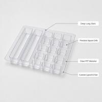 China Custom Disposable Antistatic Blister Trays for Consumer Electronics Automotive Parts Packaging Logistics Use Customized Options for sale