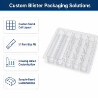 China Custom Disposable Antistatic Blister Trays for Consumer Electronics Automotive Parts Packaging Logistics Use Customized Options for sale