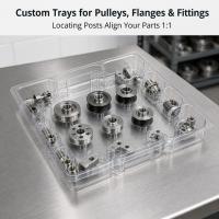 China PET Packaging Tray for Car Spare Parts Garage Workshop Tools Organizing Box Vacuum Formed Plastic Insert Wholesale for sale
