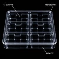 China Custom  Antistatic PET Blister Trays 5mm for Consumer Electronics Automotive Parts Packaging Industrial Use Customized for sale