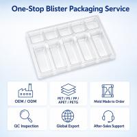 China OEM ODM PET Blister Tray Made With Custom Mold Cavity Design Tailored for Hardware and Auto Parts Packaging Factory for sale