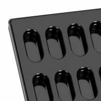 China Black PET Blister Base Tray With PS Insert For Hardware Electronic Chip Packaging Custom Thermoformed Inne rboite plastique for sale