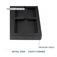 China Custom Blister Packaging Plastic Box With PET Liner for Hardware Transparent Tray Custom Plastic Packaging Box for sale