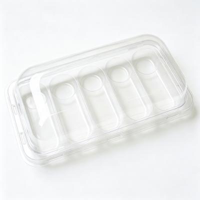 China Custom Mold Size Clear Food Grade Blister Tray Multi Divider for Pastry Candy Food Packaging Container for sale