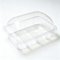China Custom Mold Size Clear Food Grade Blister Tray Multi Divider for Pastry Candy Food Packaging Container for sale