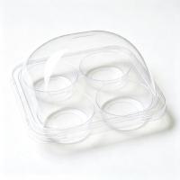 China Customizable Clear Food Blister Box Multi Compartment With Lid for Snack Nut Pastry Outer Packaging Container for sale