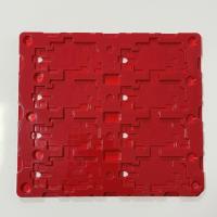 China 1.2mm Opaque Solid Red Anti Scratch PET Blister Tray Custom Vacuum Formed Tray for Electronic Precision Components OEM ODM for sale