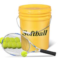 China Custom Logo 5 Gallon Plastic Baseball Softball Training Bucket with Food-Grade Material and Multiple Packaging Options for sale
