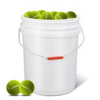 China Custom Logo 5 Gallon Plastic Baseball Softball Training Bucket with Food-Grade Material and Multiple Packaging Options for sale
