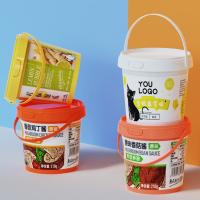 China Food Grade IML 7 Gallon Plastic Bucket with Lids for Chocolate Butter Storage for sale