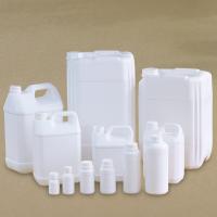 China 1L White HDPE Fluorinated Plastic Bottle for Pesticide Packaging - 219mm Height, 90mm Diameter, High Temperature Resistant for sale