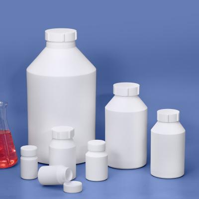 China White Plastic PTFE Bottle Wide Mouth for Lab Reagent Storage 50ML to 20L Capacity with Chemical Resistance for sale