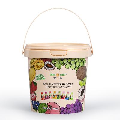 China 300ml to 5L Cold-Chain Round IML Container for Chocolate Spread and Food Sauces with Custom Logo for sale