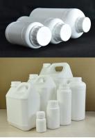 China 250ml White Biodegradable HDPE Fluorinated Plastic Bottles for Pharmacy Pills - 125mm Height, 62mm Diameter for sale