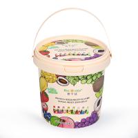 China 300ml to 5L Cold-Chain Round IML Container for Chocolate Spread and Food Sauces with Custom Logo for sale
