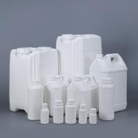 China Fluorinated HDPE Plastic Chemical Storage Bottles 50ml-25L Capacity with Custom Thickened Walls for sale