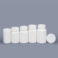 China Child-Proof Cap Round Plastic Pill Bottles 100ml Medicine Storage Containers with CRC Safety Closure for sale