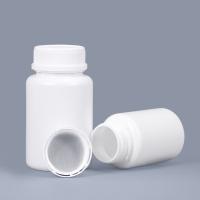 China Custom Silk Screen Printed Round Plastic Pill Bottles 30ml to 100ml for Pharmaceutical Medicine Packaging for sale