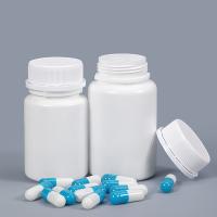 China Custom Silk Screen Printed Round Plastic Pill Bottles 30ml to 100ml for Pharmaceutical Medicine Packaging for sale