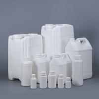 China 10L 2.5 Gallon Fluorinated HDPE Chemical Bottle Barrel 363mm Height For Reagent Storage for sale