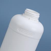 China 1000ML Round Fluorinated Plastic Bottles - Recyclable Reagent Grade Chemical Containers for sale
