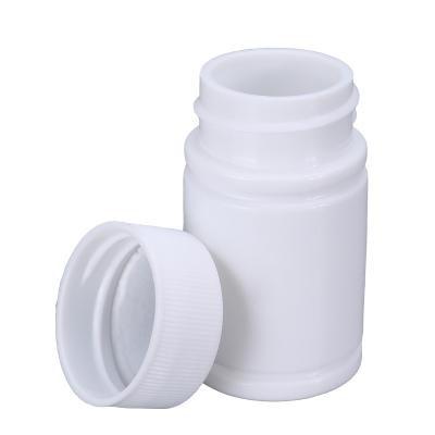 China Food Grade White Plastic Medicine Bottle 20ml-200ml for Capsule Storage with Custom Color Options for sale