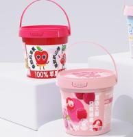 China 2kg Food Grade Bucket Container for Beverage Chocolate Spread Sauces Butter Powder for sale