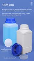 China Custom Logo 500ml HDPE Plastic Bottle for Laboratory Chemicals and Pesticide Storage with Food-Grade Material for sale