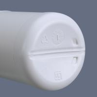 China 200ml HDPE Plastic Fluorinated Bottle for Chemical Organic Solvents White Color Option for sale