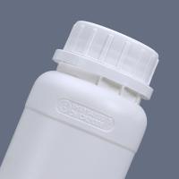 China 200ml HDPE Plastic Fluorinated Bottle for Chemical Organic Solvents White Color Option for sale